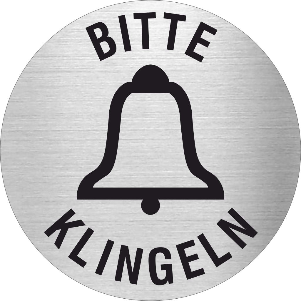 Piktogramme Bitte Klingeln 1 mit Klebepad